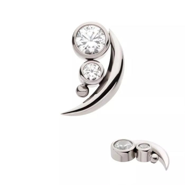 Invictus Crescent Moon Top – Metalworx Body Jewellery